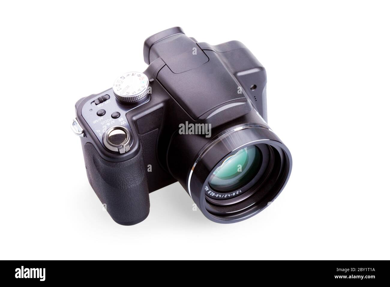 photo camera isolated on white Stock Photo - Alamy