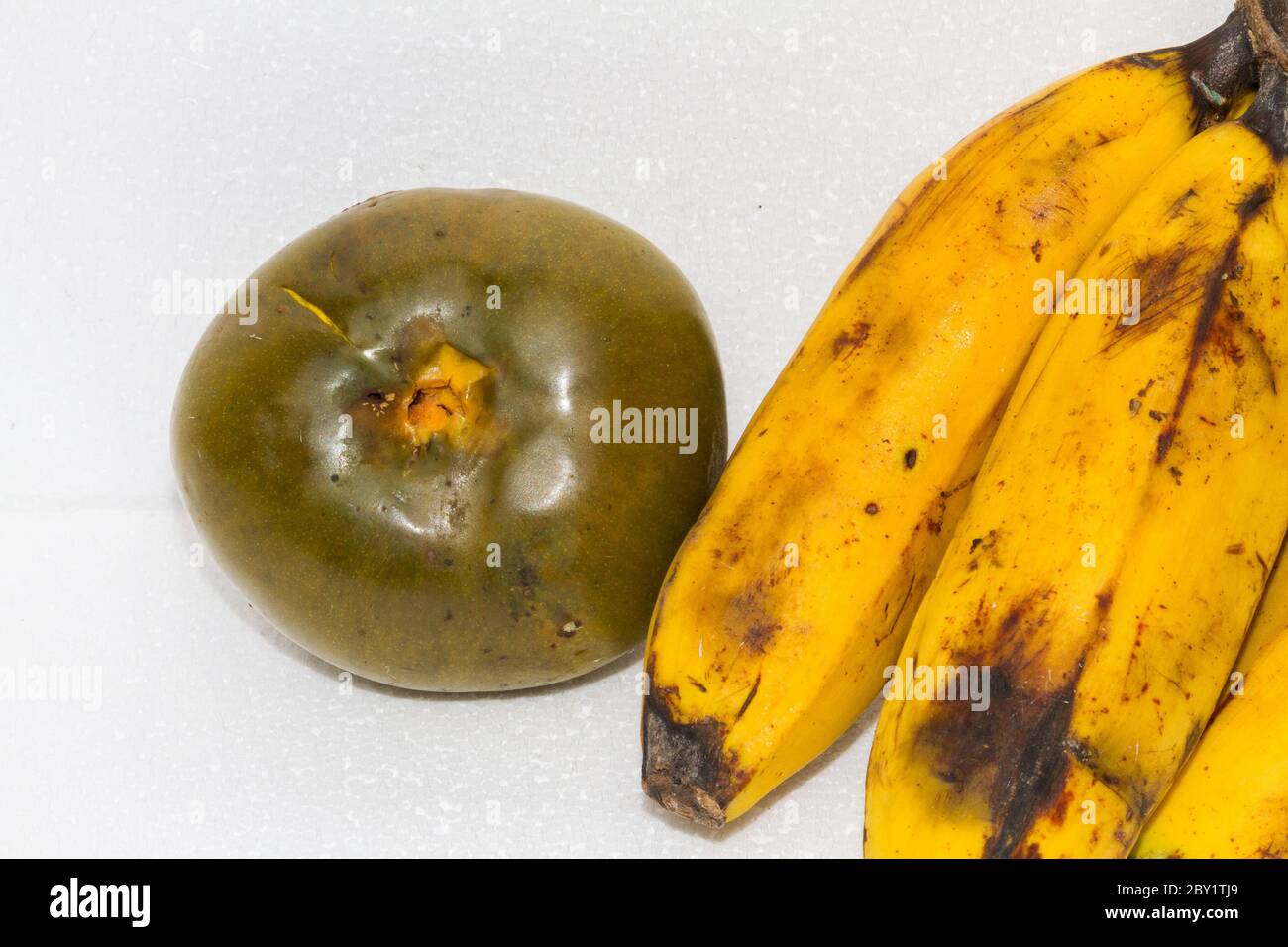 Lucuma and banana Stock Photo - Alamy