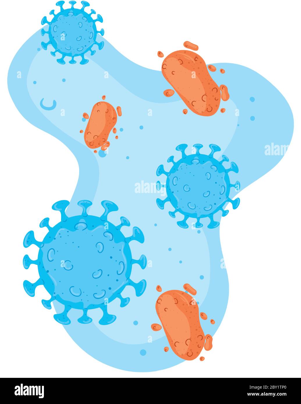 Infectious water Stock Vector Images - Alamy