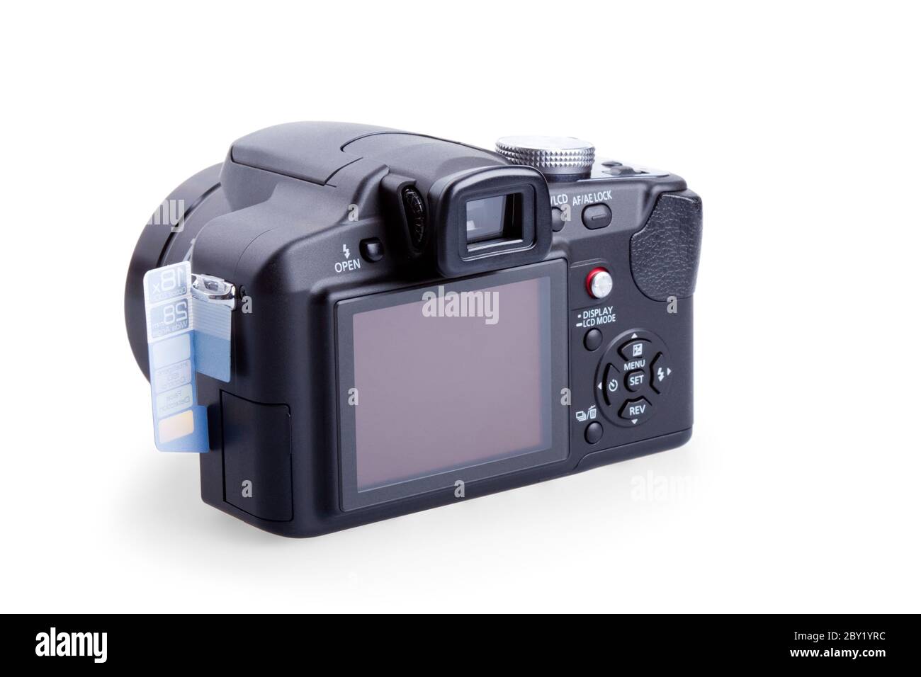 photo camera isolated on white Stock Photo - Alamy