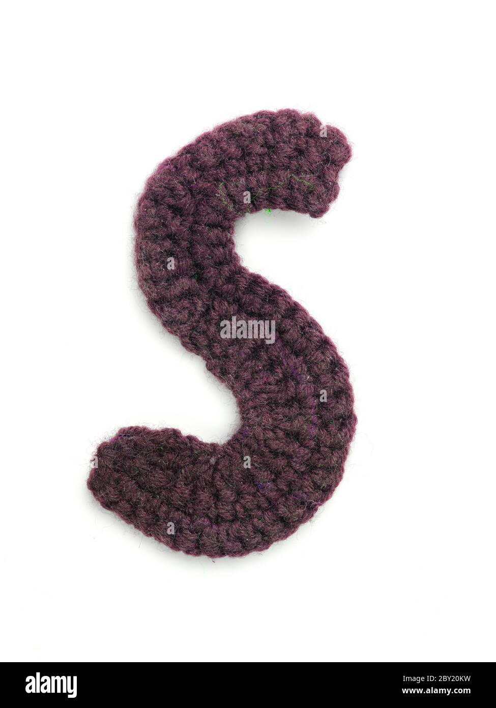 letter of knit alphabet Stock Photo - Alamy