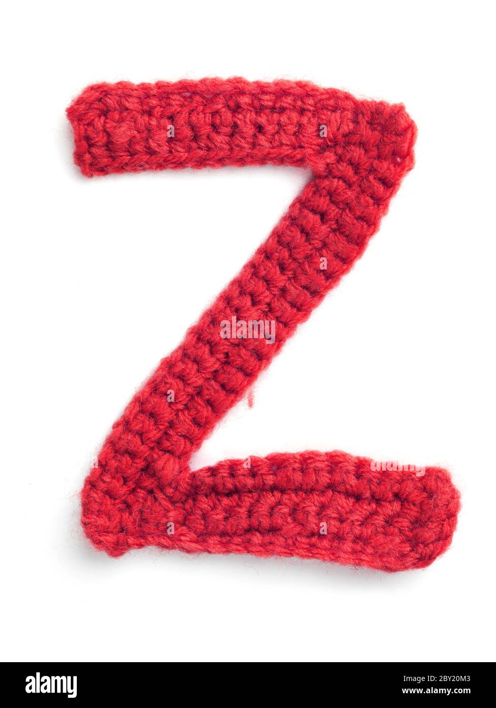 letter of knit alphabet Stock Photo - Alamy