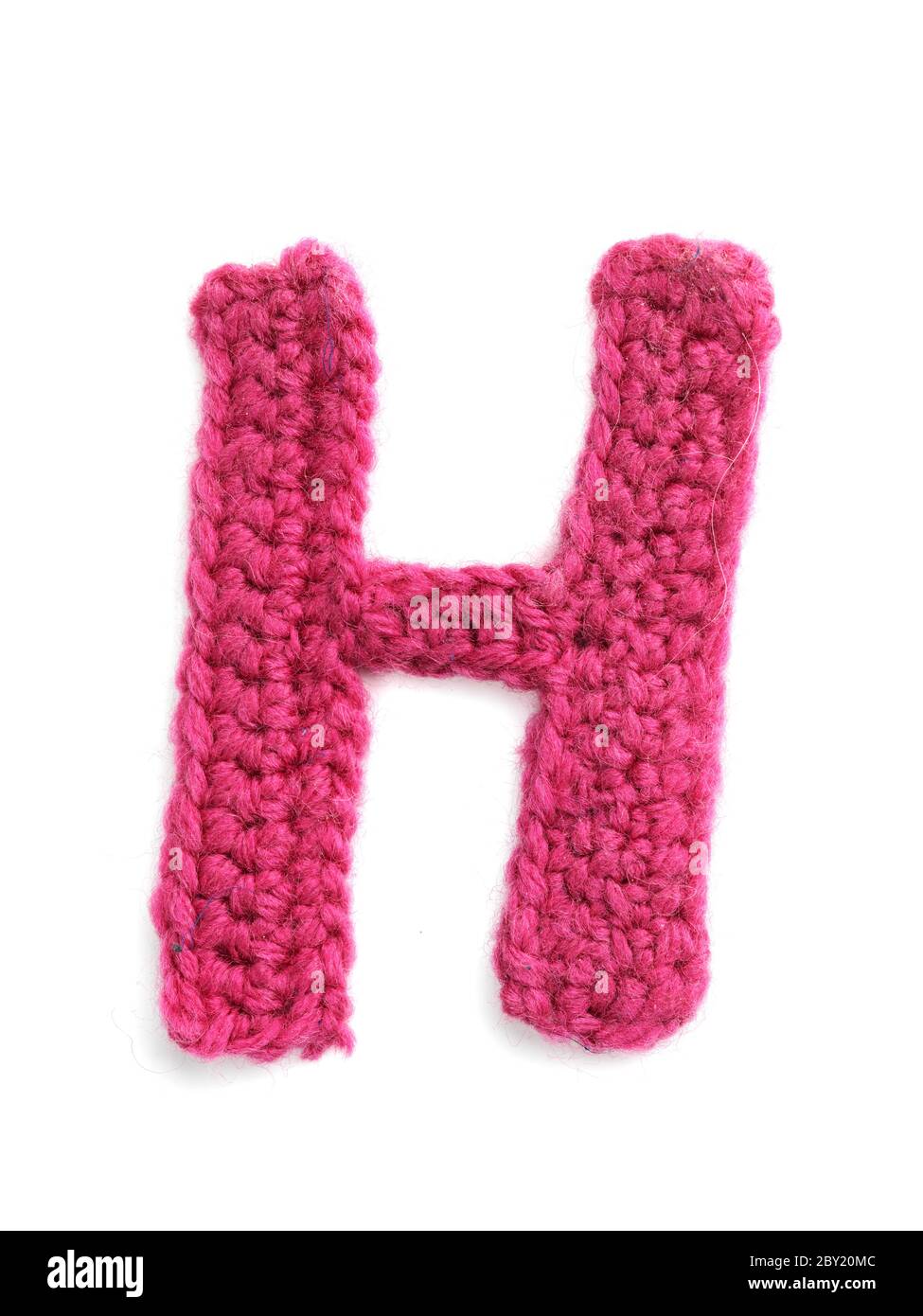 letter of knit alphabet Stock Photo - Alamy