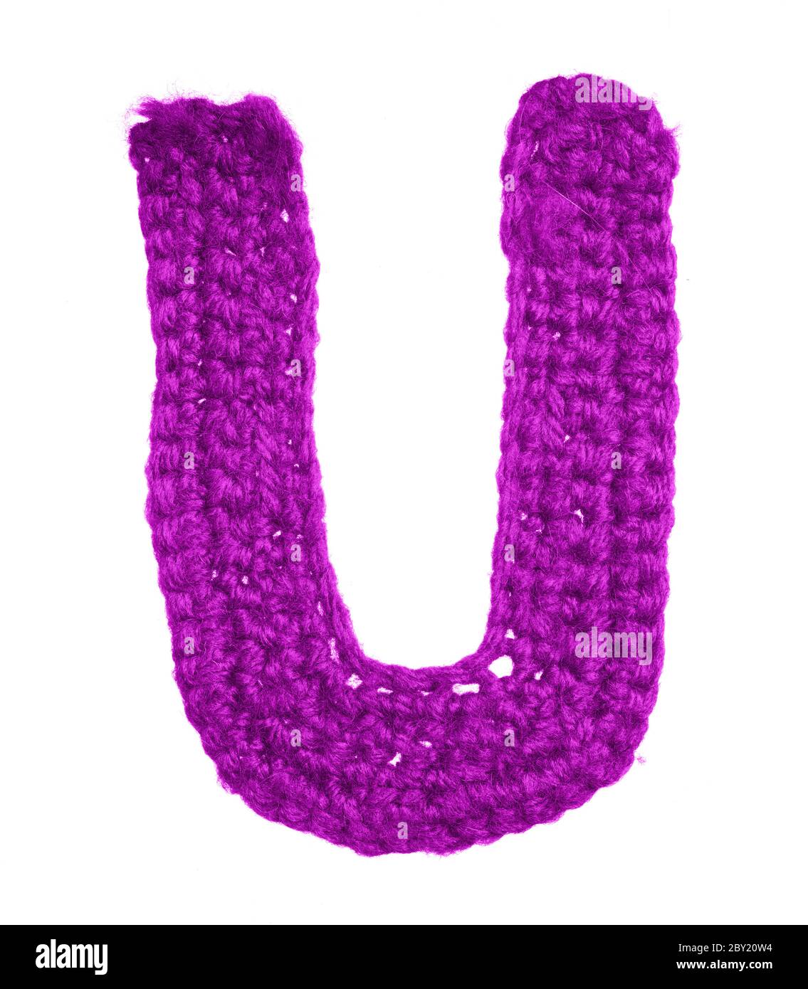 letter of knit alphabet Stock Photo - Alamy