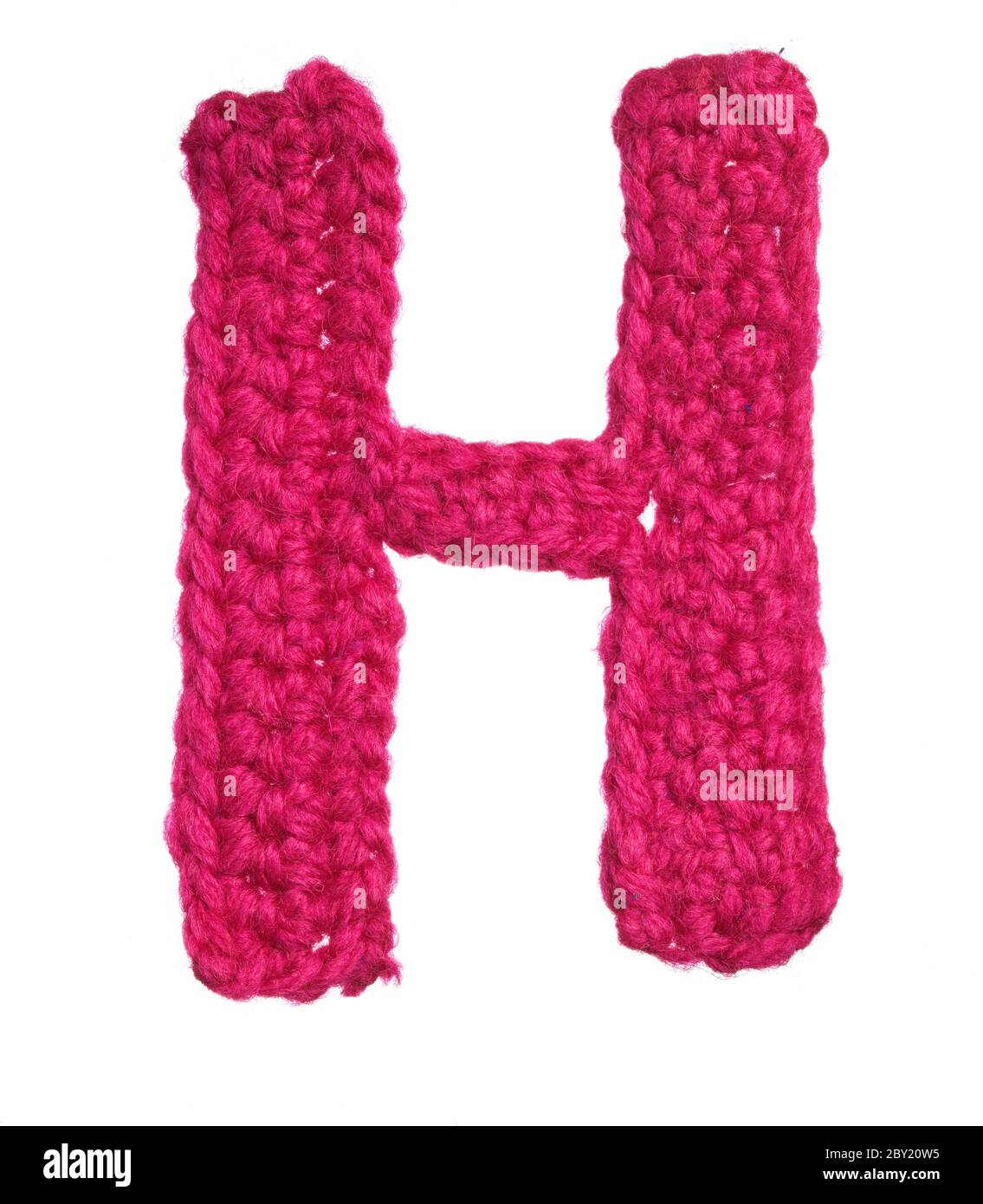 letter of knit alphabet Stock Photo - Alamy