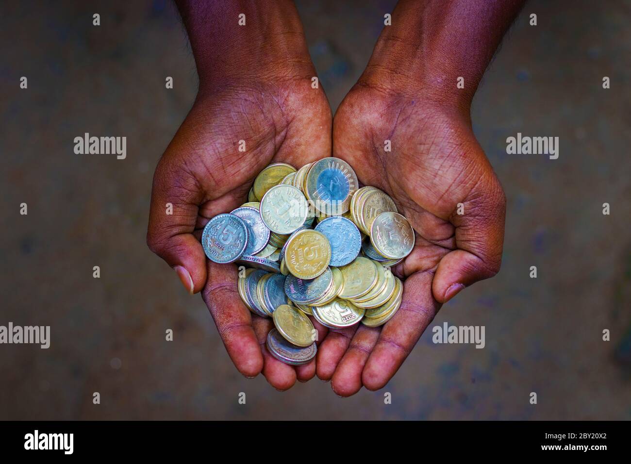 Indian poor man hi-res stock photography and images - Alamy