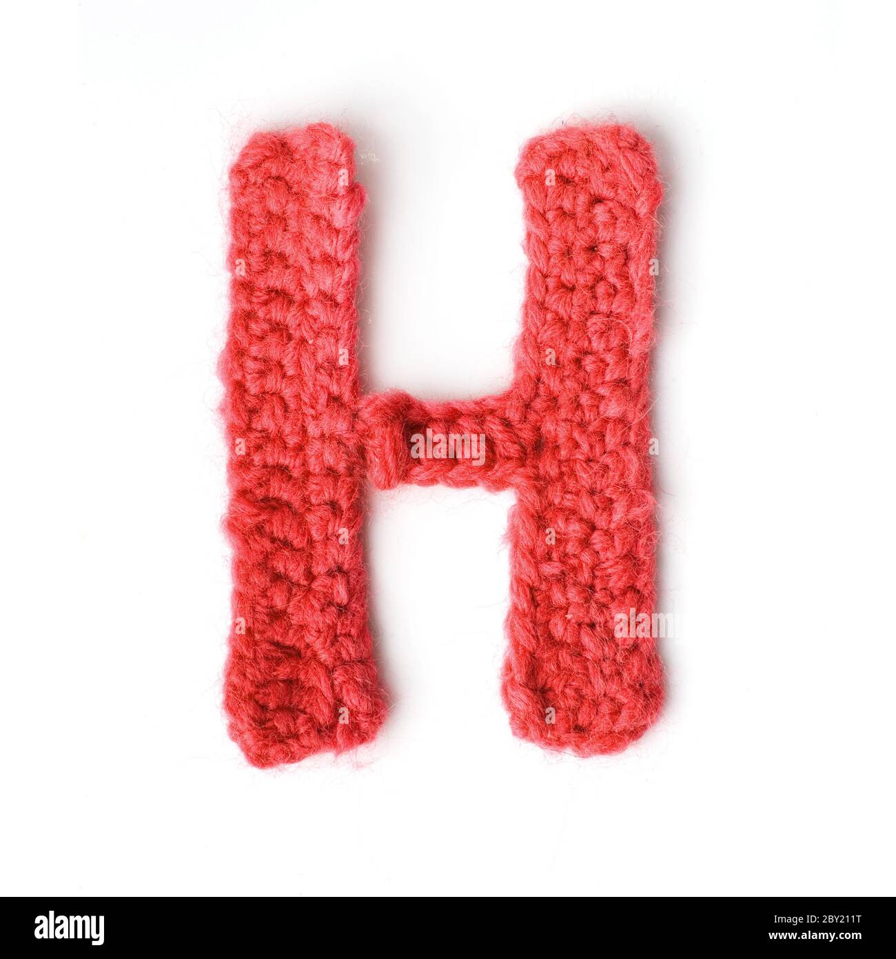 letter of knit alphabet Stock Photo - Alamy
