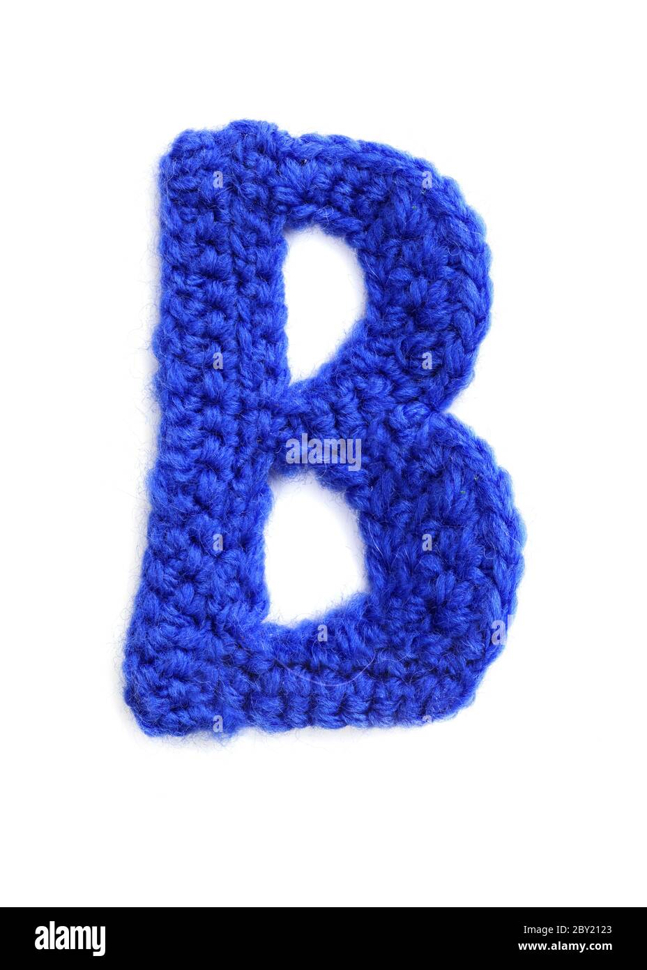 letter of knit alphabet Stock Photo - Alamy