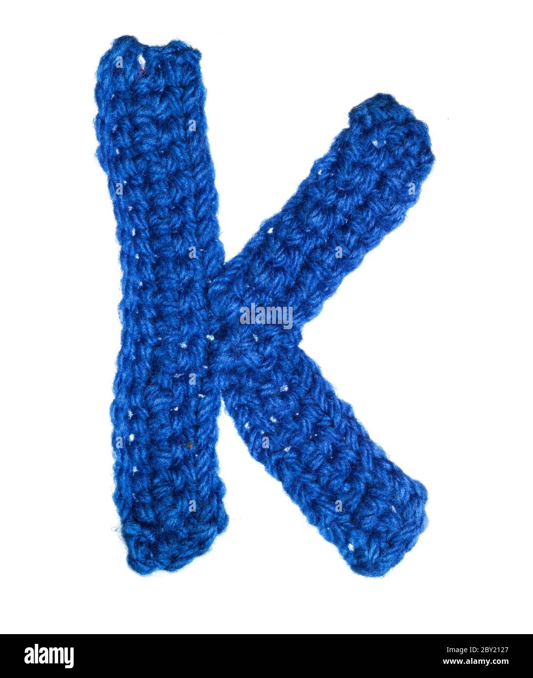 letter of knit alphabet Stock Photo - Alamy