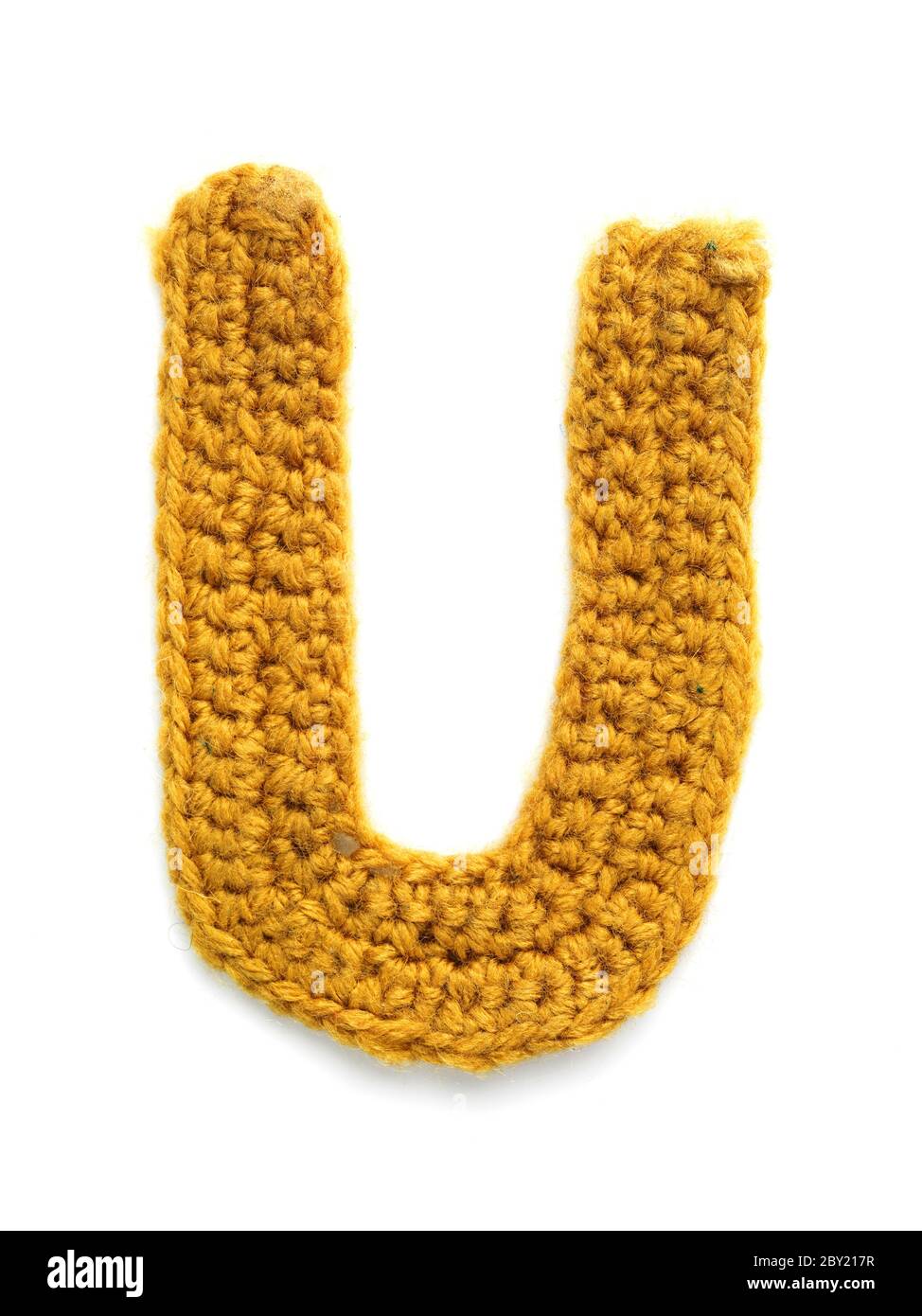 letter of knit alphabet Stock Photo - Alamy