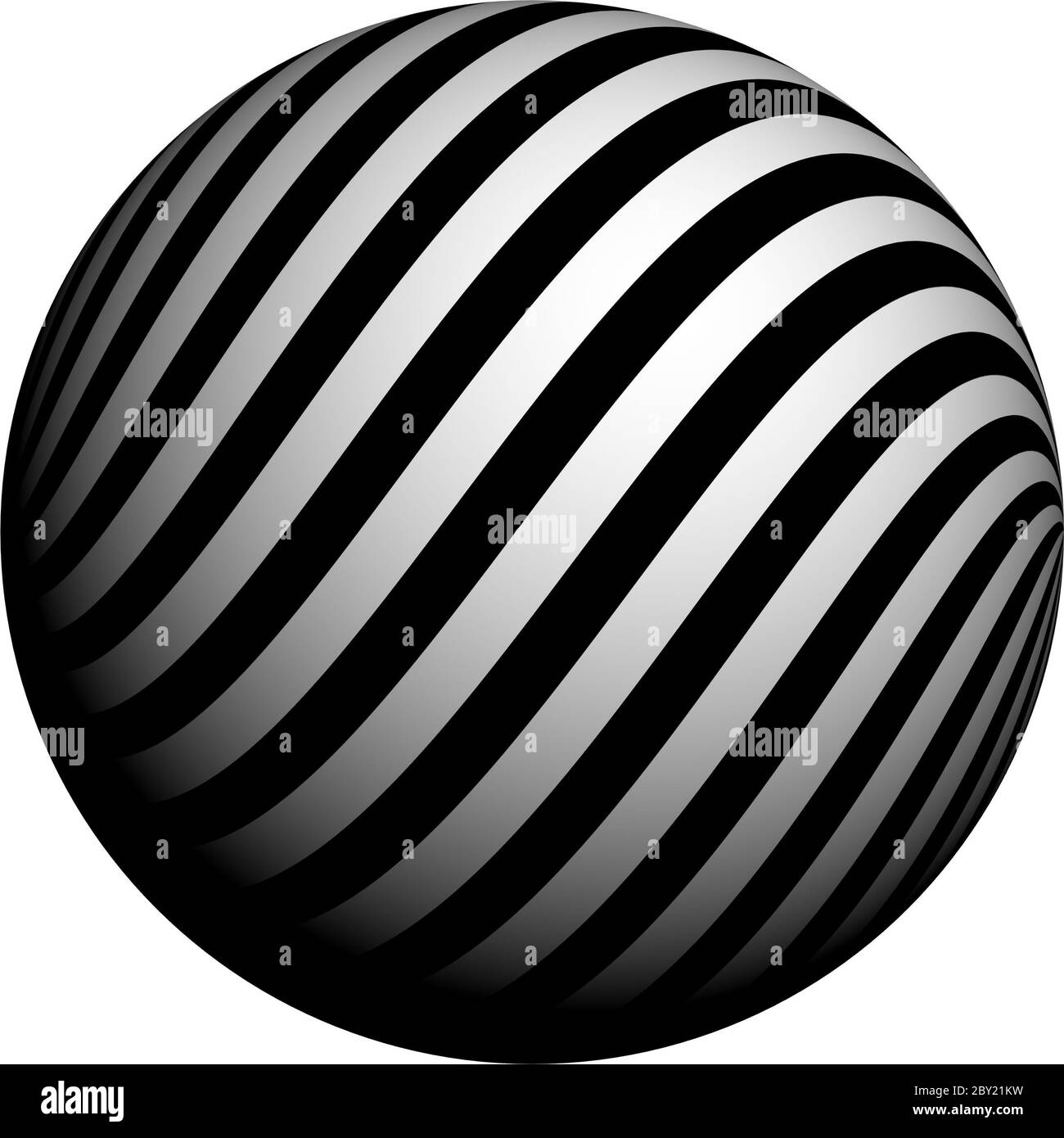Striped sphere hi-res stock photography and images - Alamy