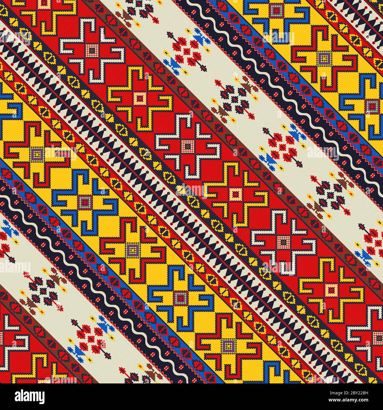 Romanian vector pattern inspired from traditional embroidery Stock ...