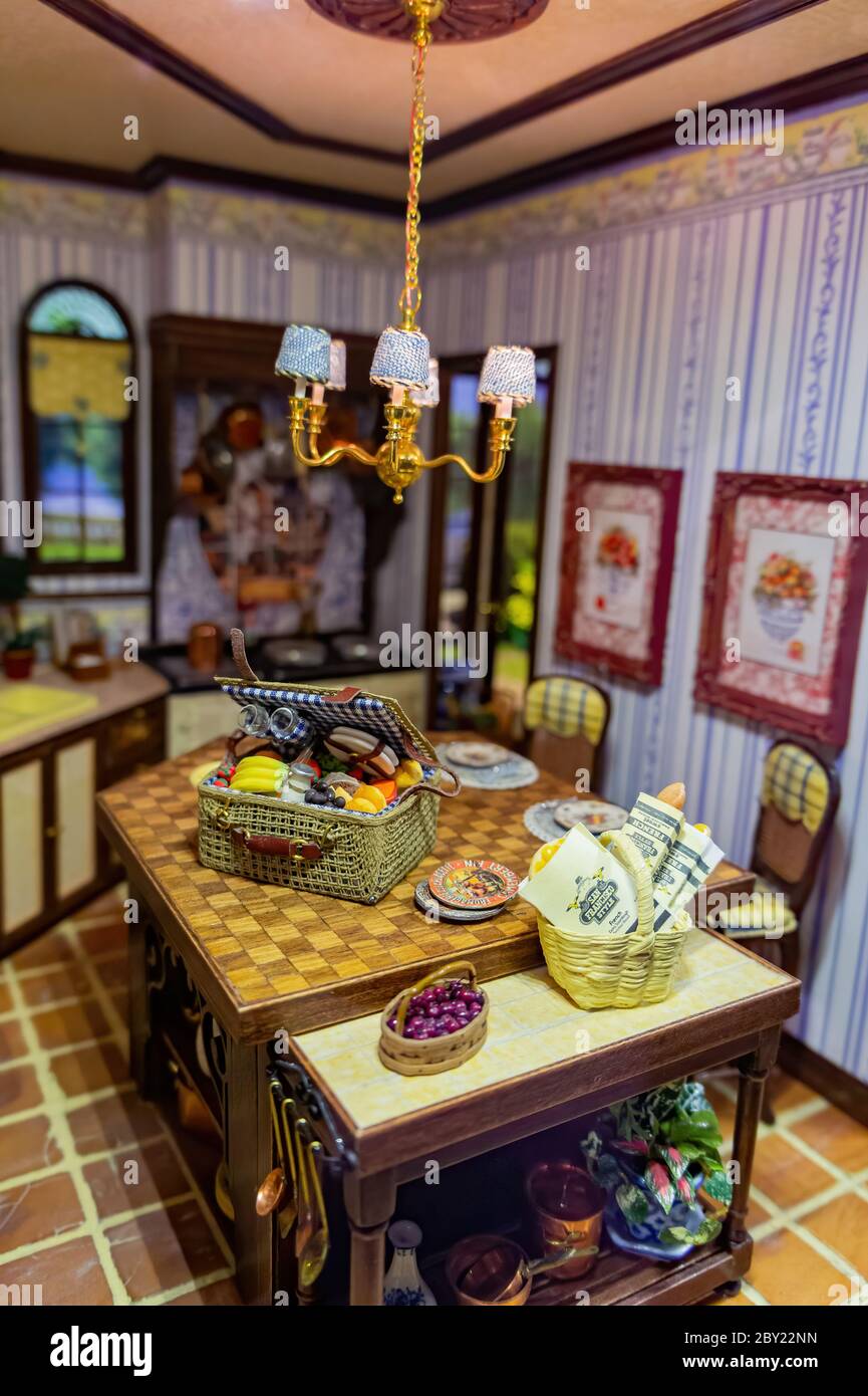 Taipei, JAN 2, 2011 - Close up shot of beautiful Miniature Arts in ...