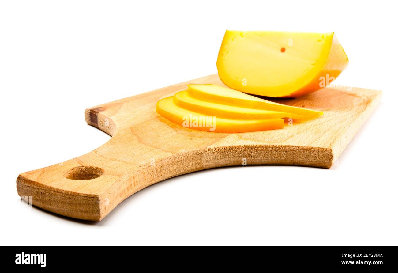 Pieces yellow cheese holes Cut Out Stock Images & Pictures - Alamy