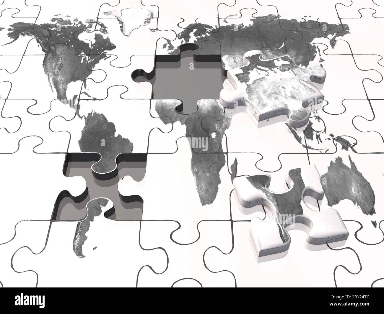 Map Puzzle High Resolution Stock Photography and Images - Alamy