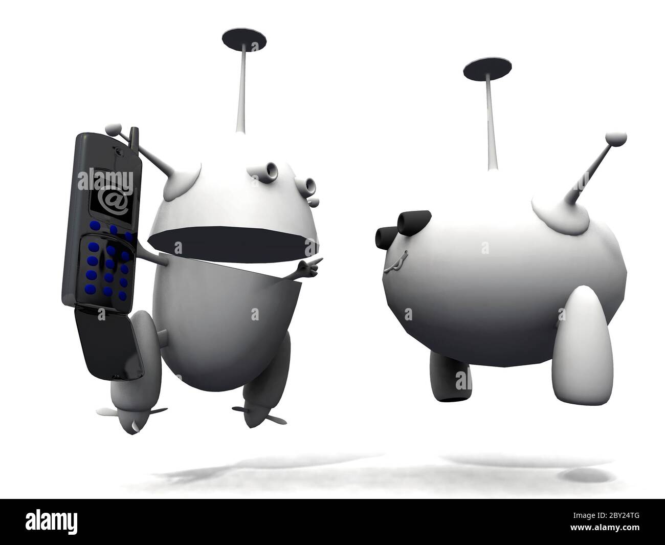 Happy robots hi-res stock photography and images - Alamy