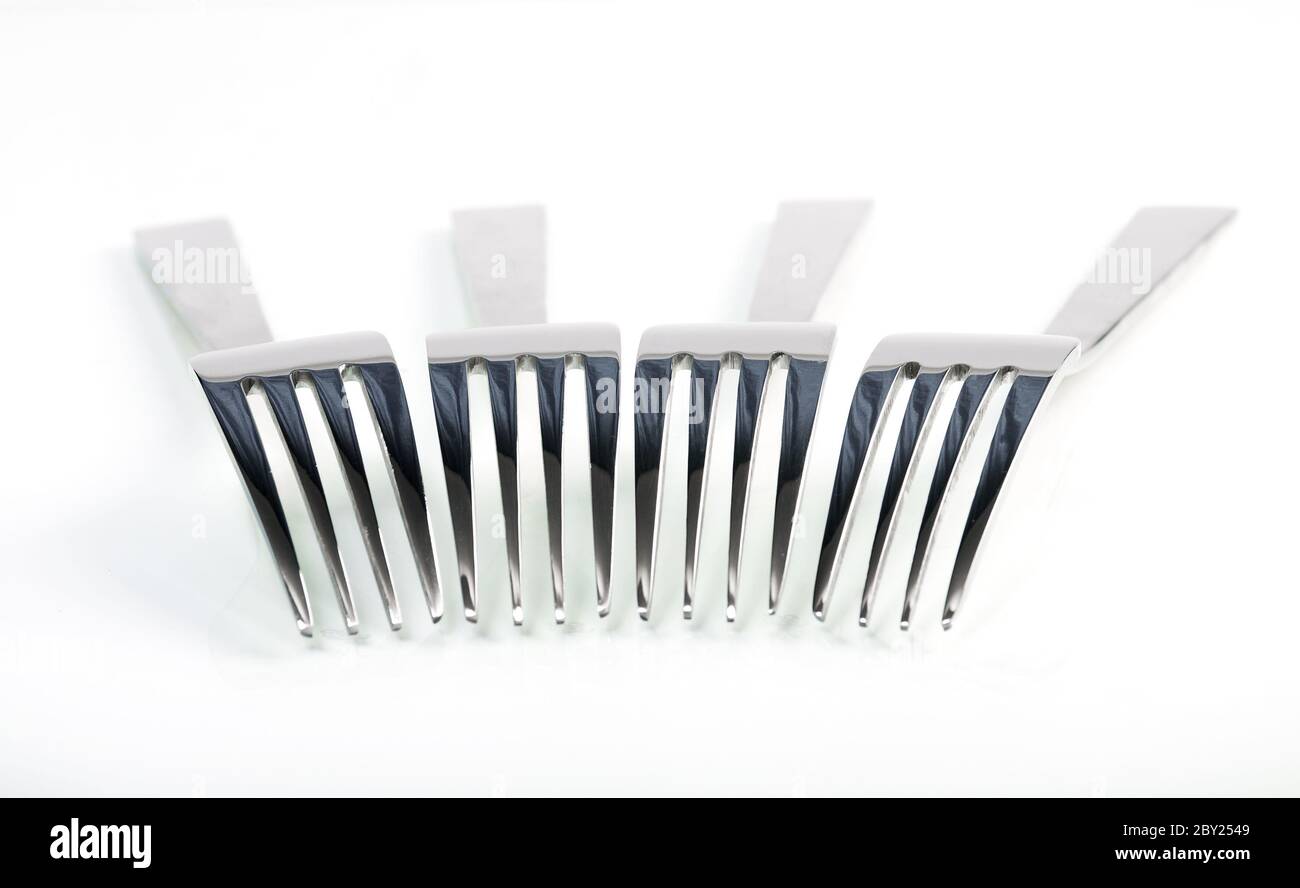 abstract fork background as a food concept Stock Photo - Alamy