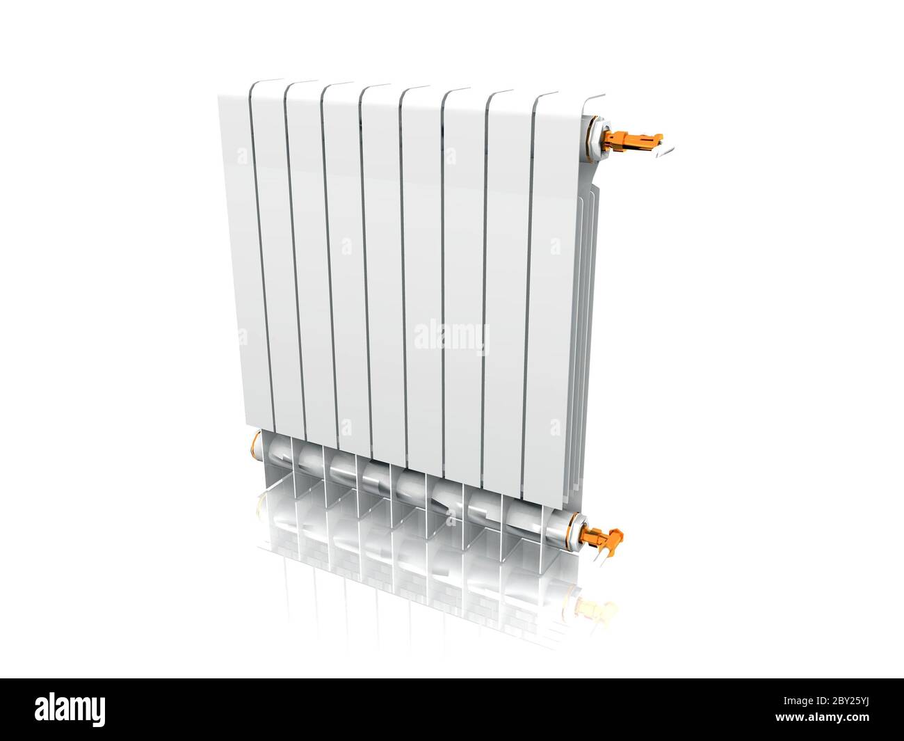 Radiator installation Cut Out Stock Images & Pictures - Alamy