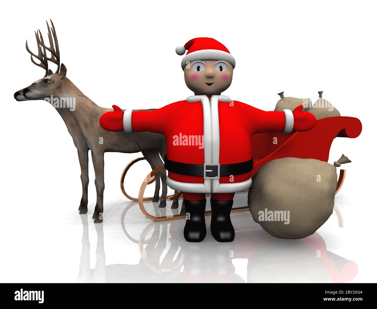 Fat santa suit hi-res stock photography and images - Alamy