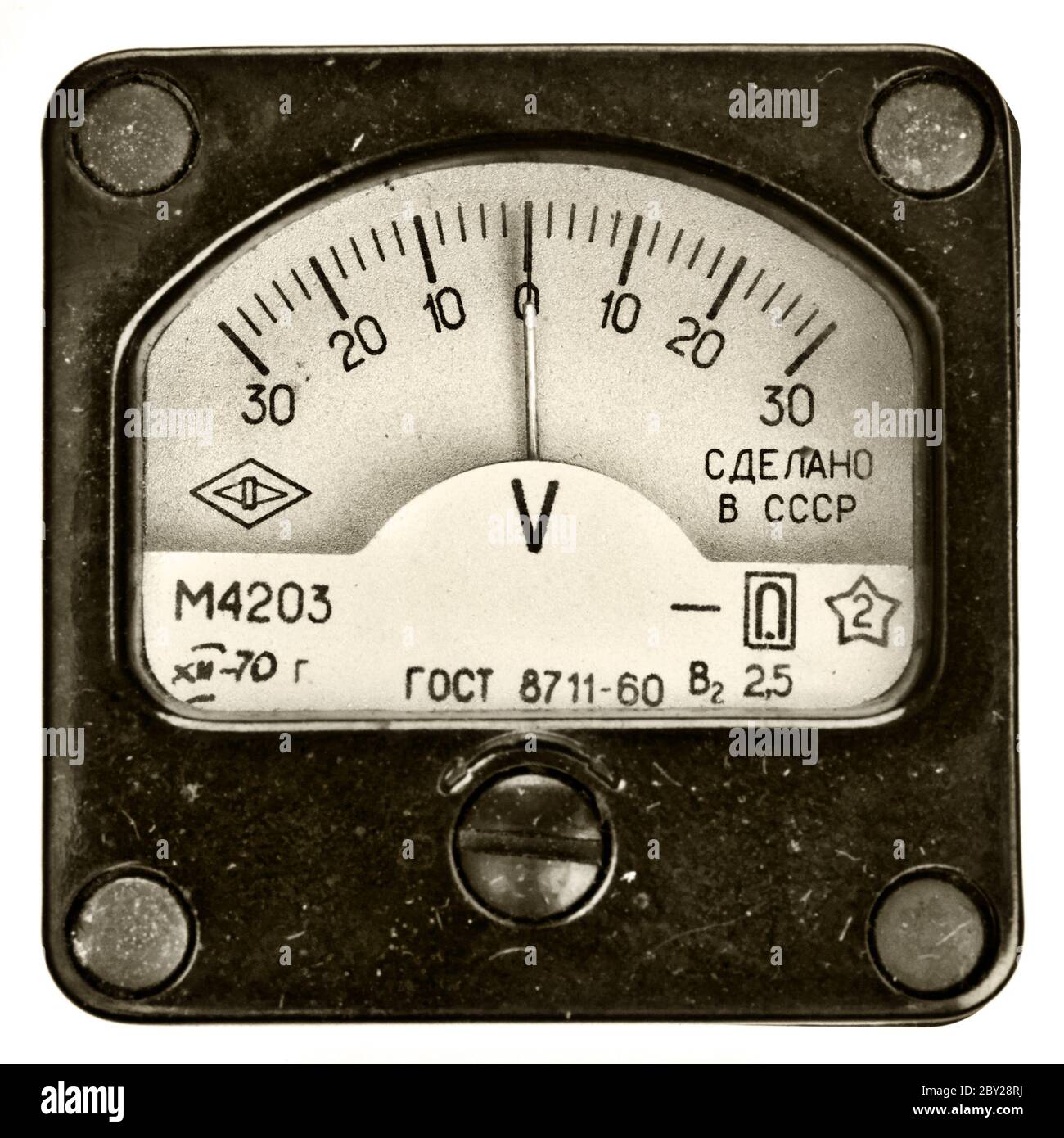 Antique vintage voltmeter hi-res stock photography and images - Alamy