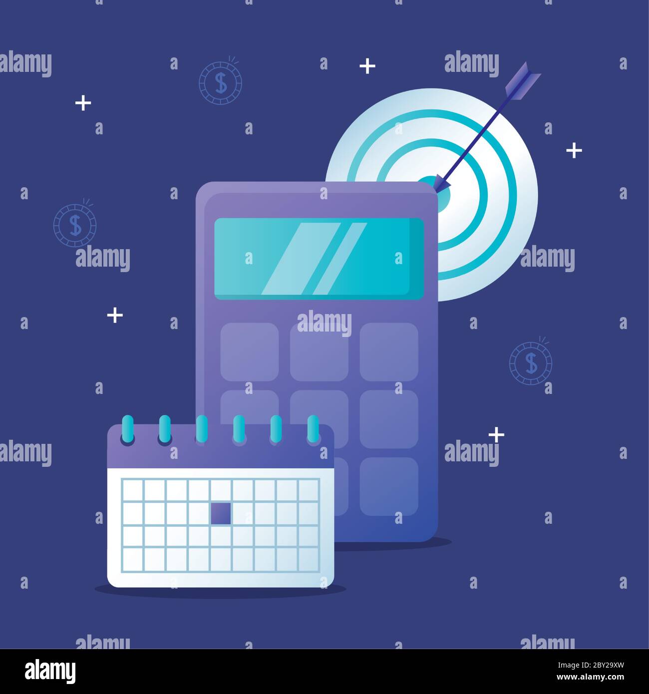 Electronic calculator and calendar hi-res stock photography and images ...