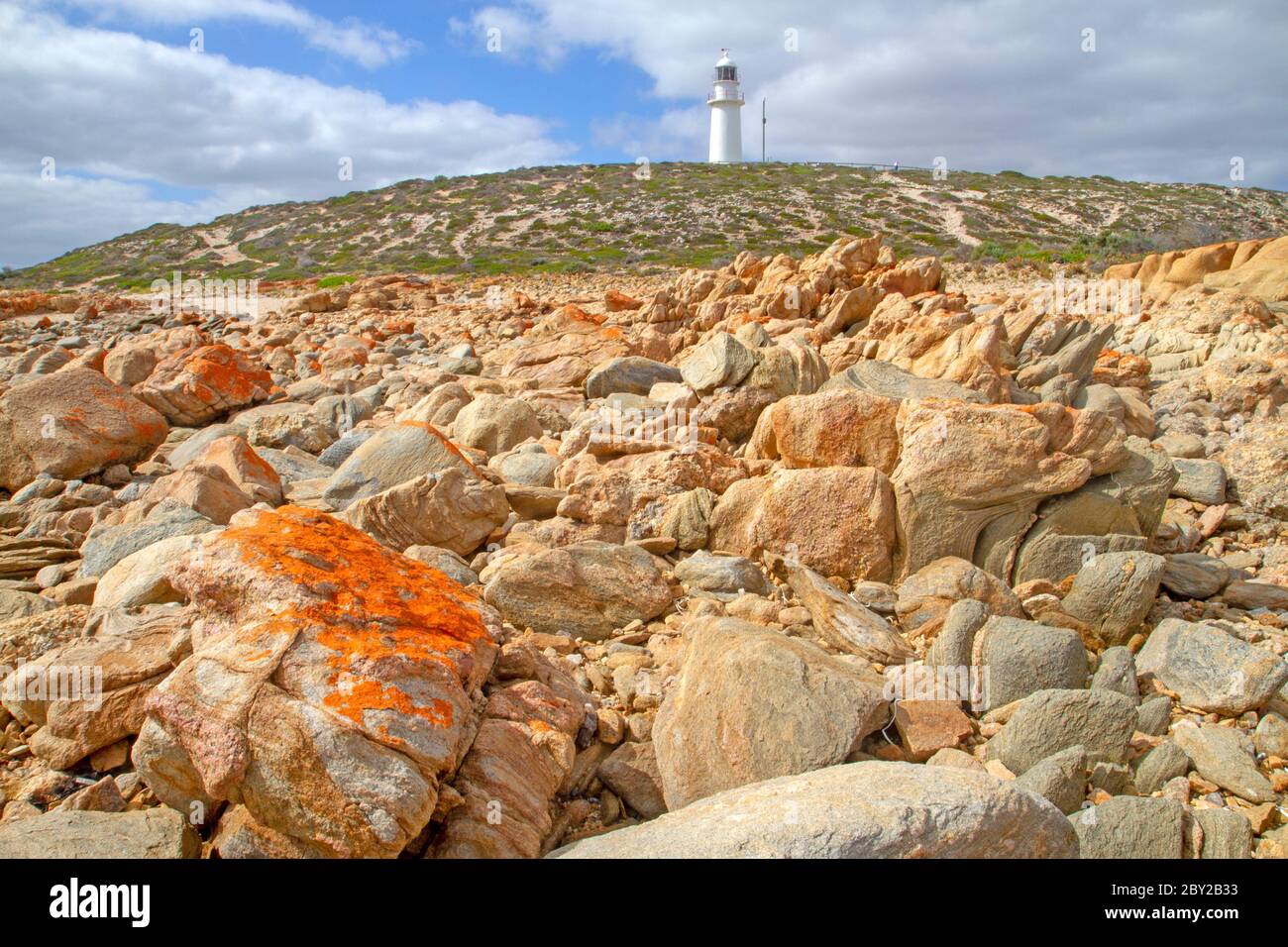 Corny Point Lighthouse Stock Photo - Alamy