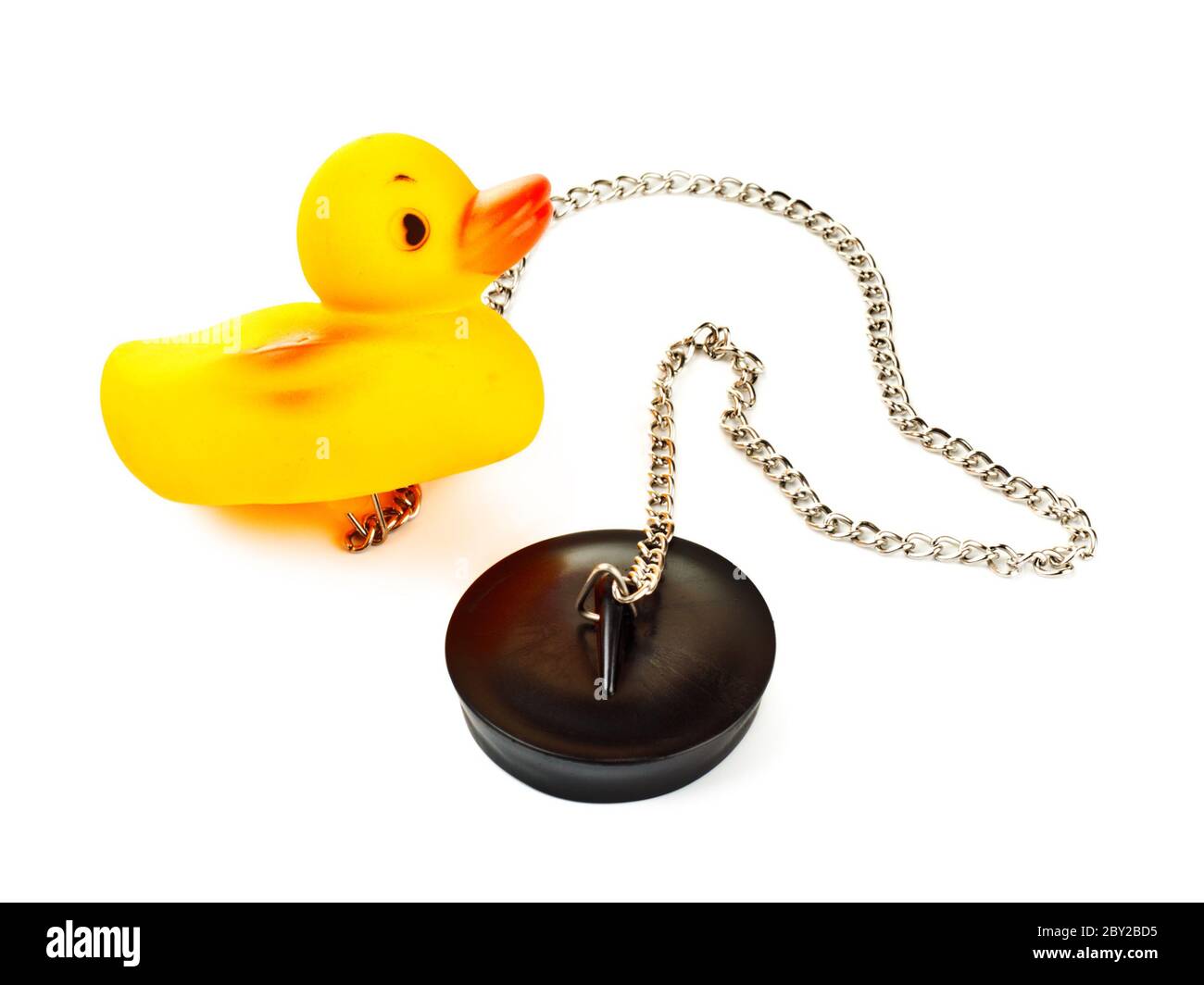 toy duck with plug for bath Stock Photo - Alamy