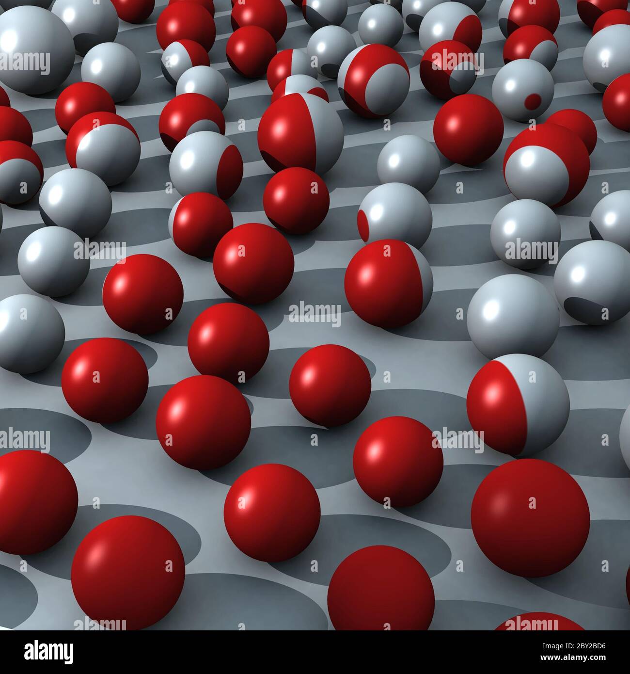red and grey balls Stock Photo - Alamy