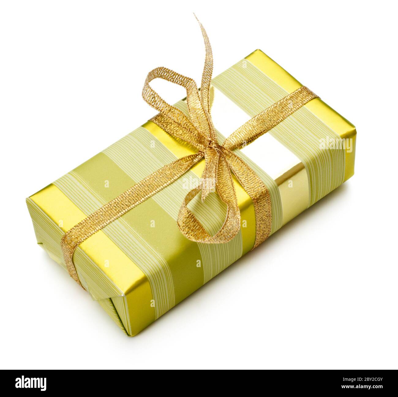 Yellow gift box hi-res stock photography and images - Alamy