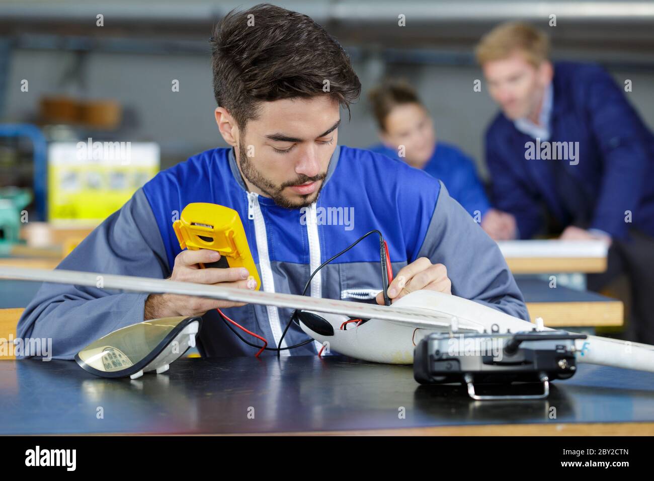 electrical model engineer at work Stock Photo - Alamy