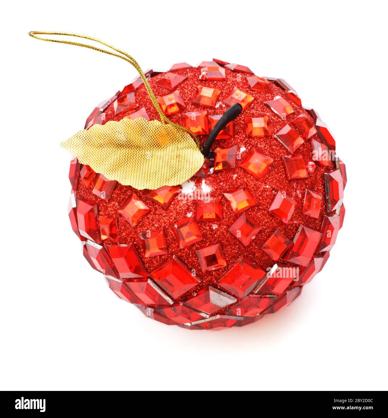 christmas ball in apple shape Stock Photo - Alamy