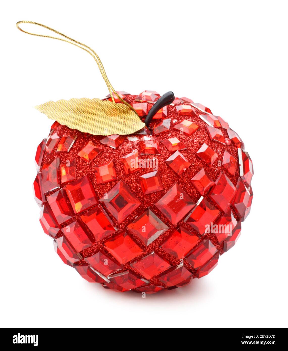 christmas ball in apple shape Stock Photo - Alamy