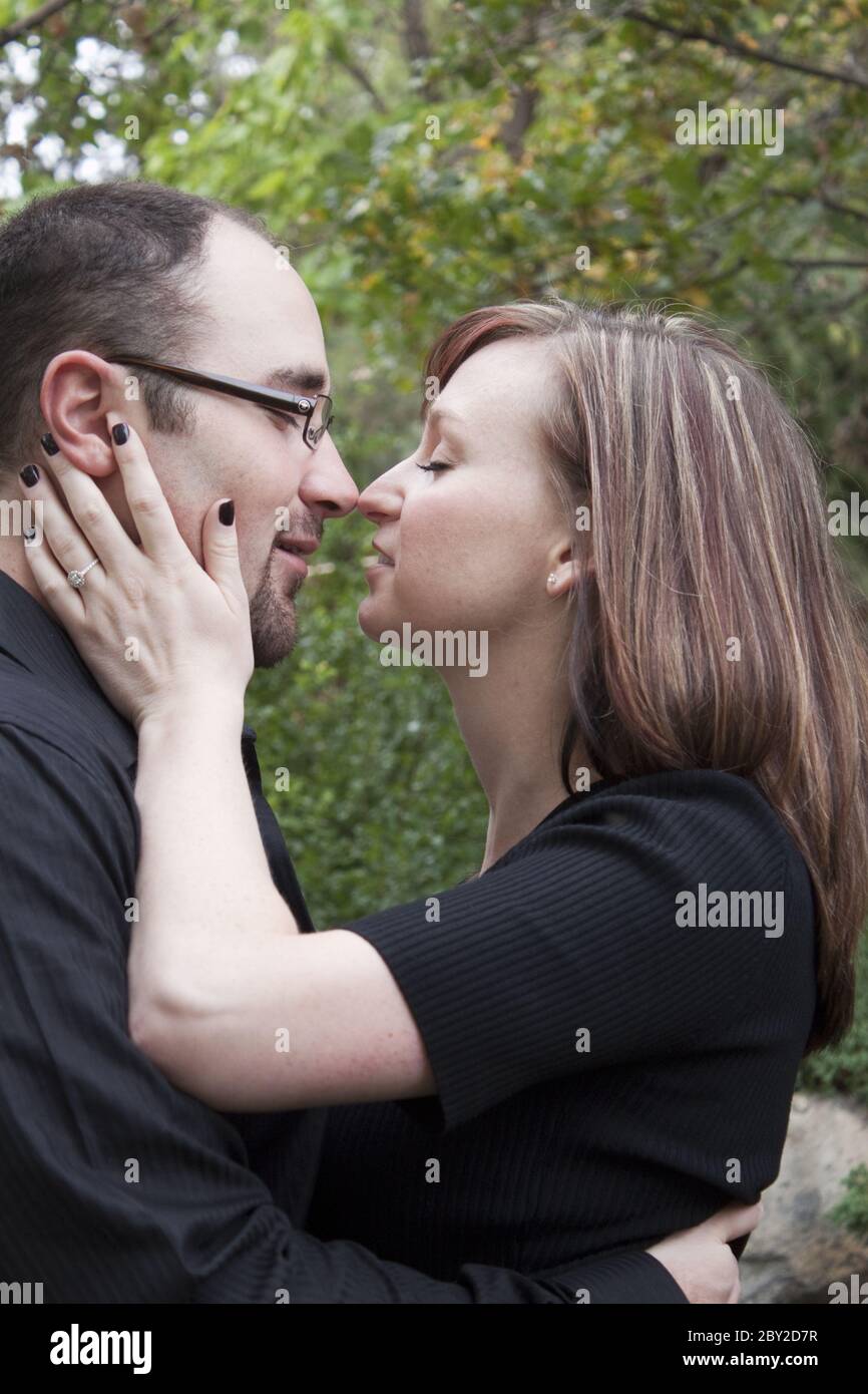 Young happy couple Stock Photo - Alamy