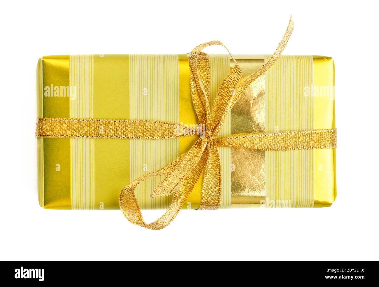 yellow gift box Stock Photo - Alamy