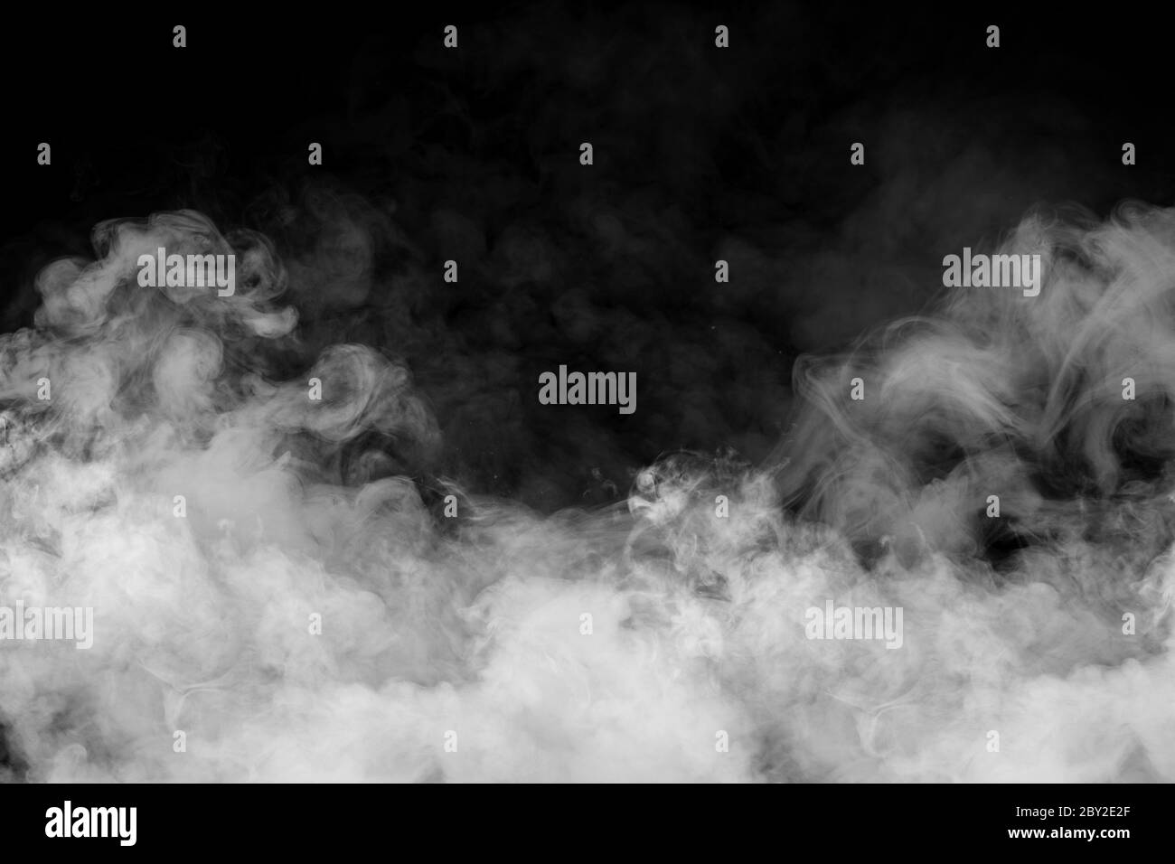 White smoke on black background Stock Photo - Alamy