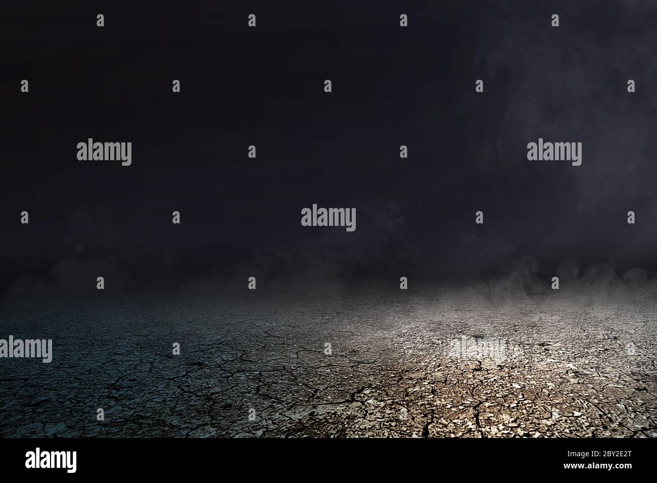 Cracked ground smoke fog hi-res stock photography and images - Alamy