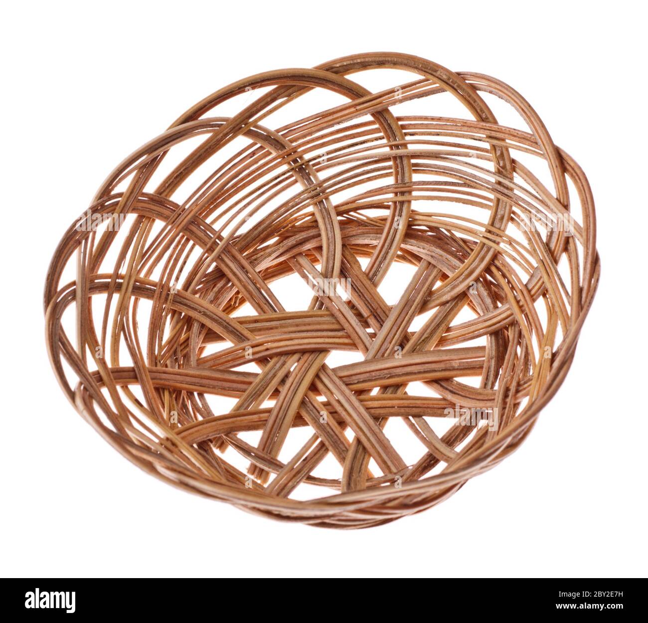 Empty Decorative Basket Stock Photo - Alamy