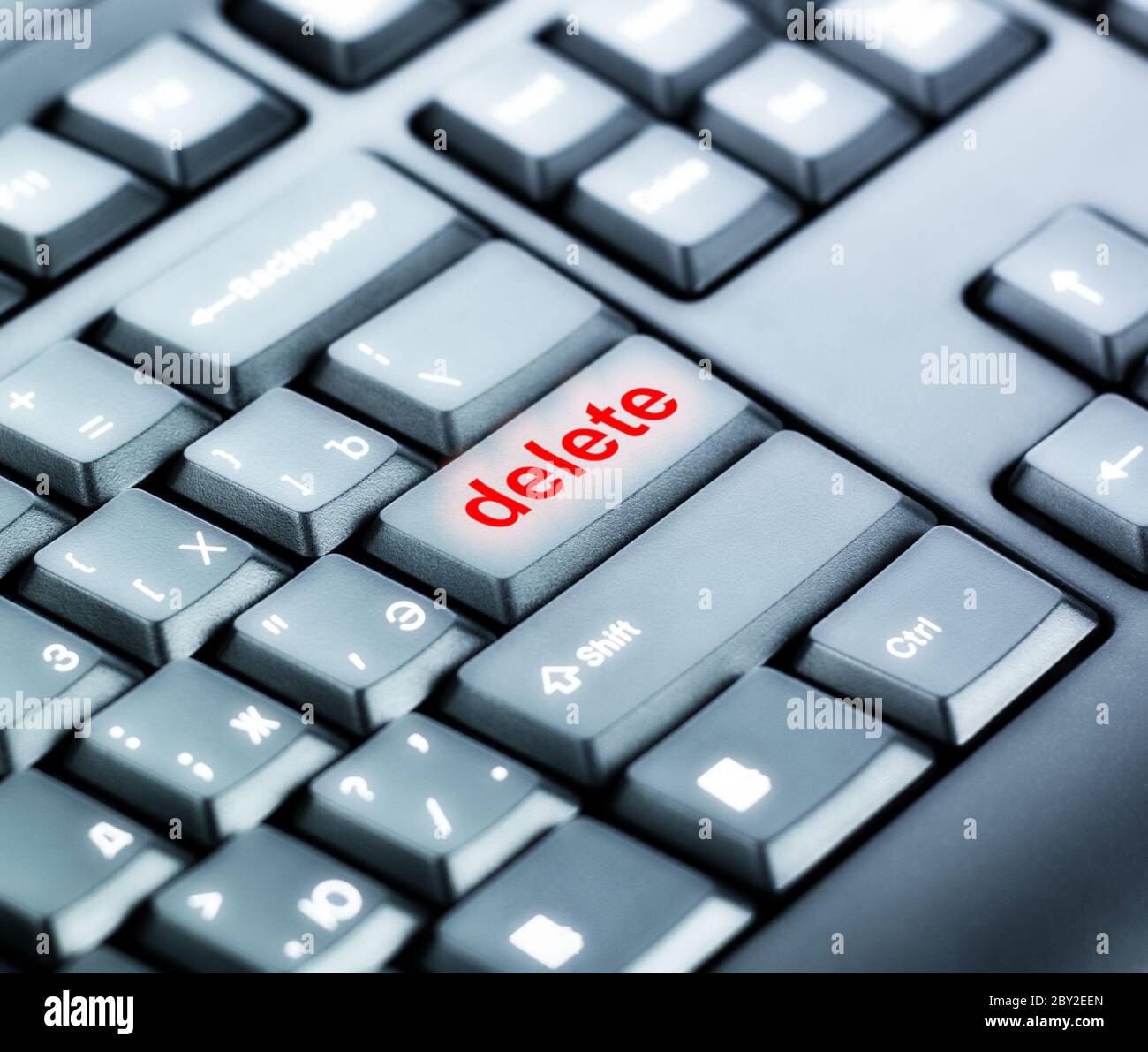 Keyboard With DELETE Button Stock Photo Alamy Keyboard With DELETE Button Stock Photo Alamy