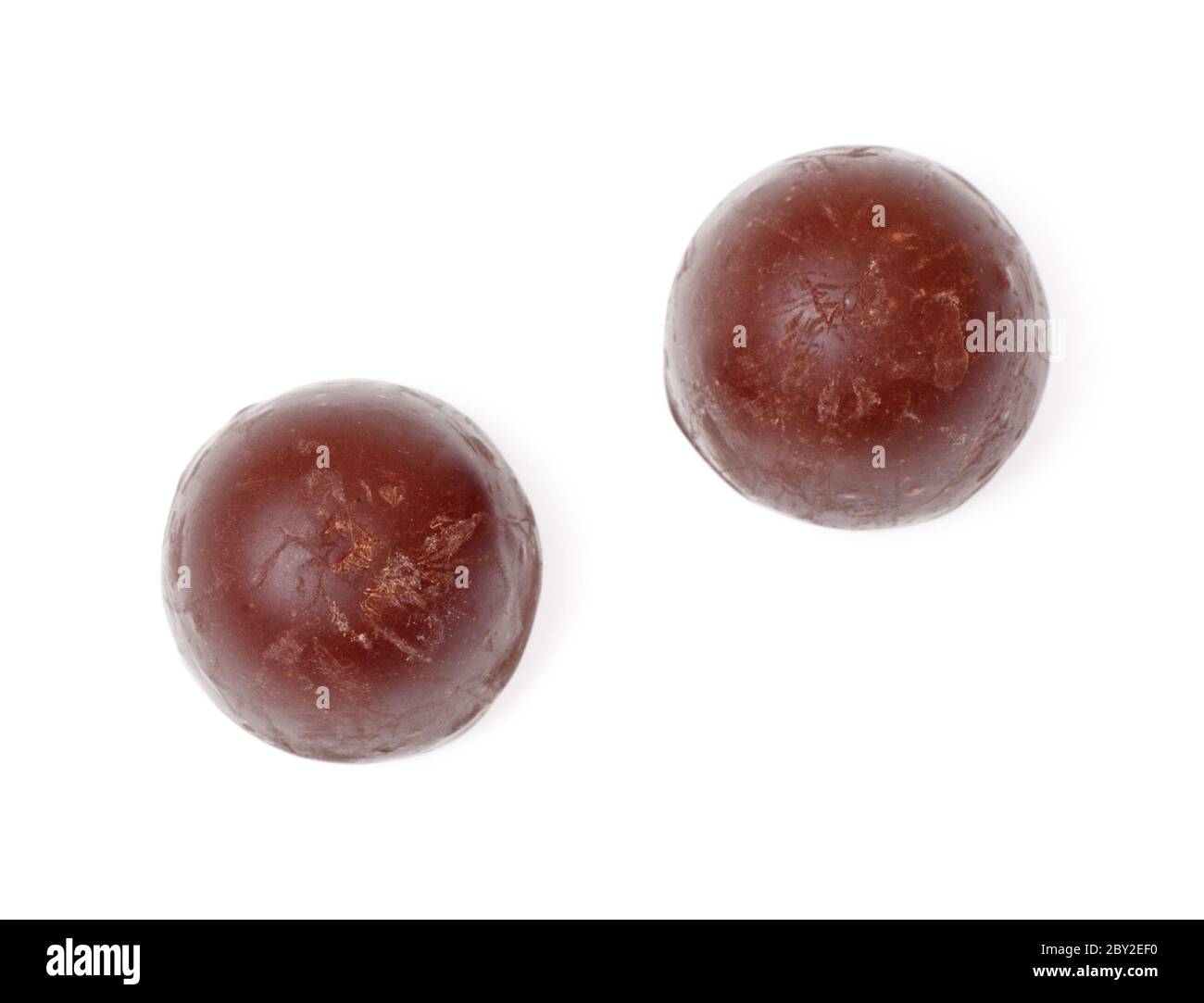 Dark Chocolate Candies Stock Photo - Alamy
