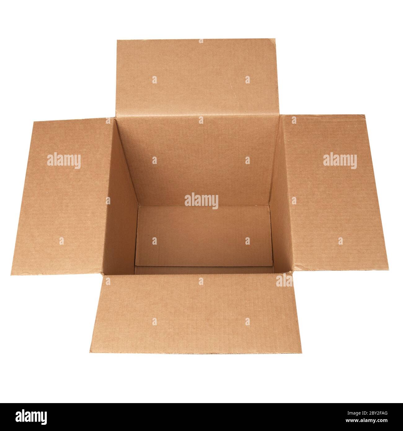 Open carton box Stock Photo - Alamy