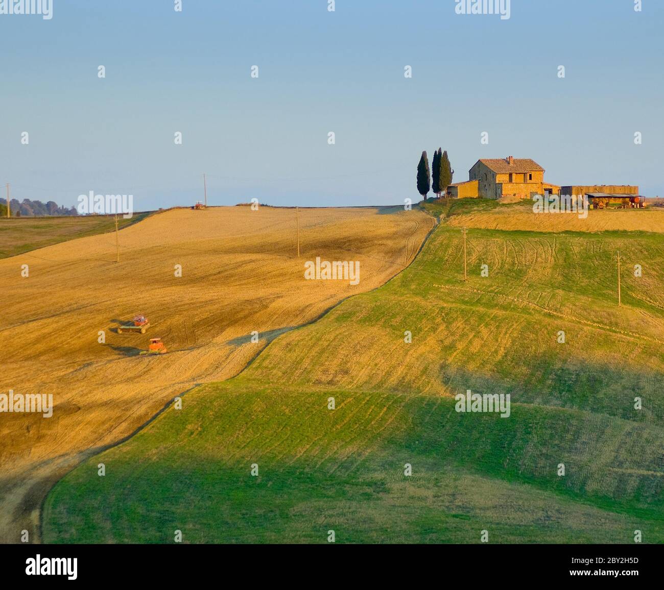 typical tuscan landscape Stock Photo - Alamy