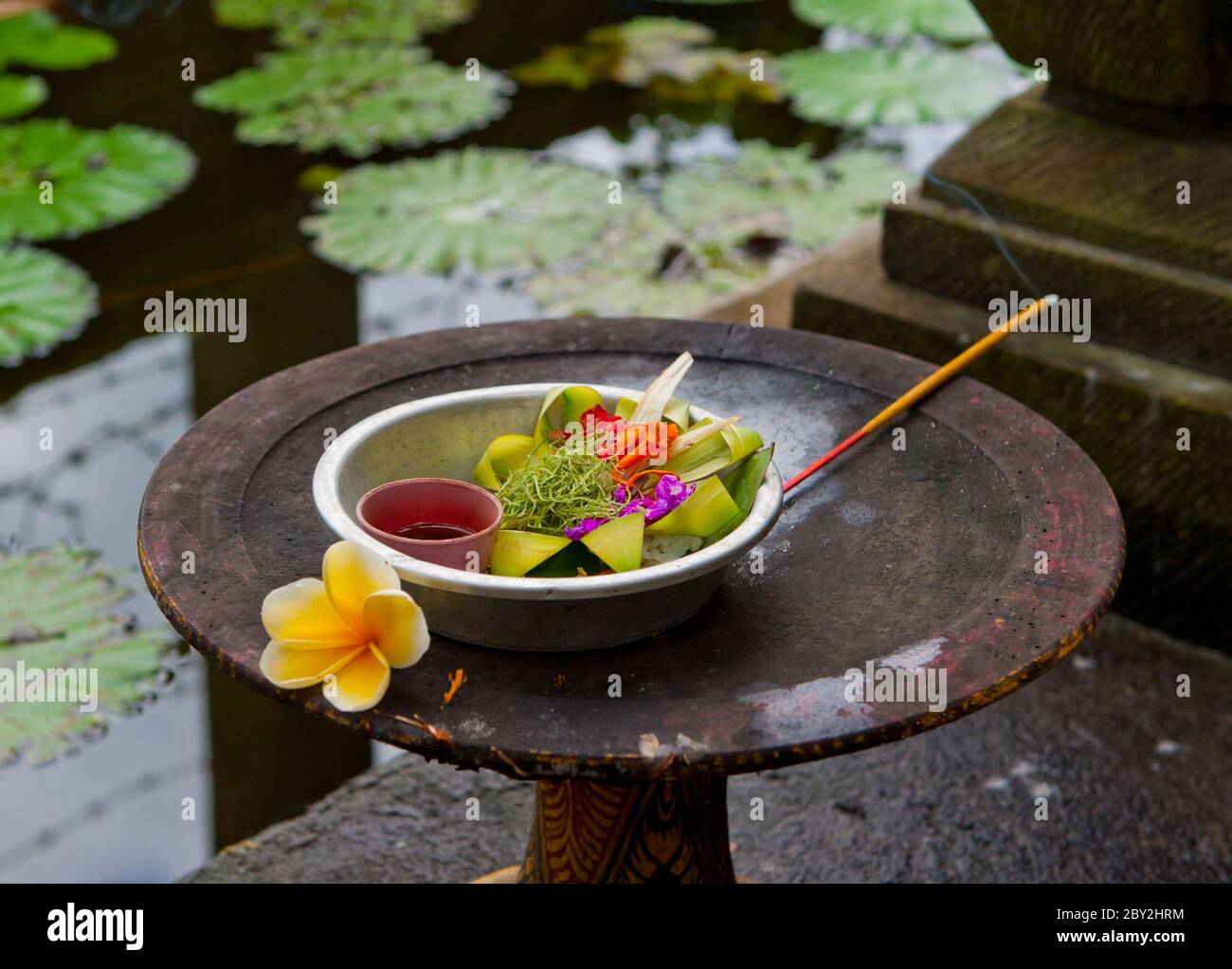 Traditional balinese offerings Stock Photo - Alamy