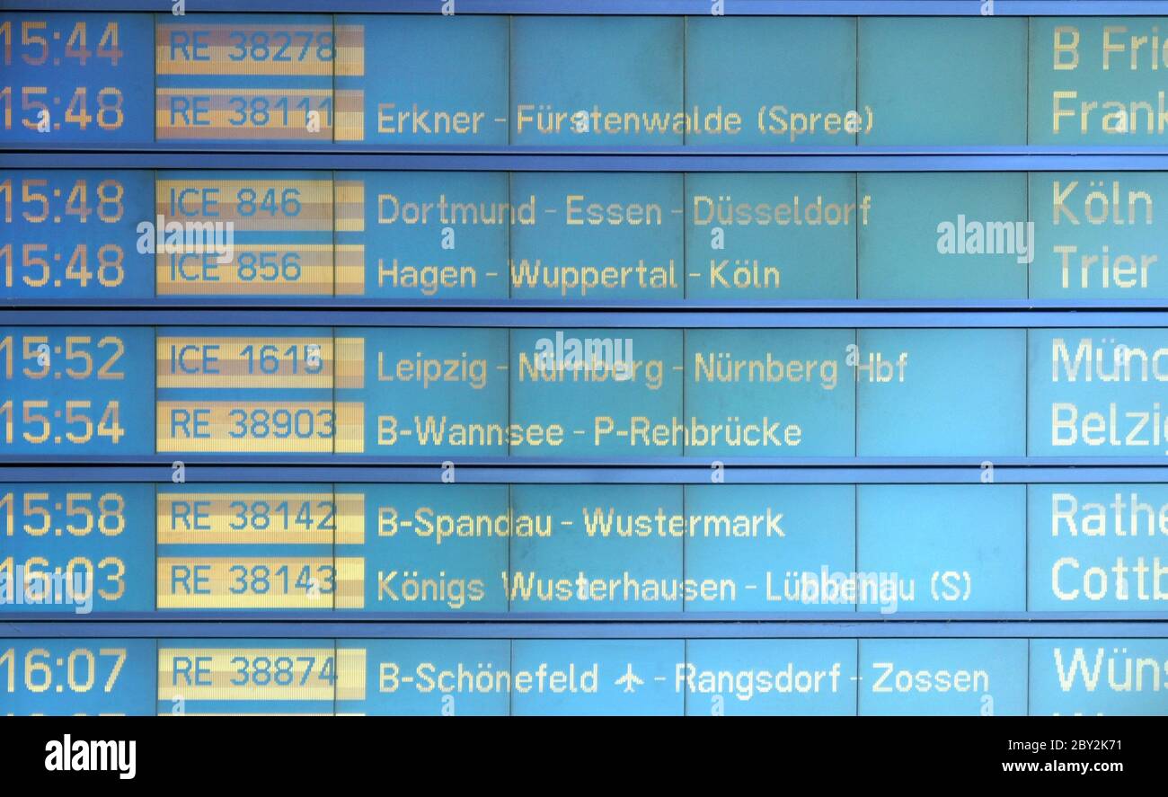 Metro train time table hi-res stock photography and images - Alamy