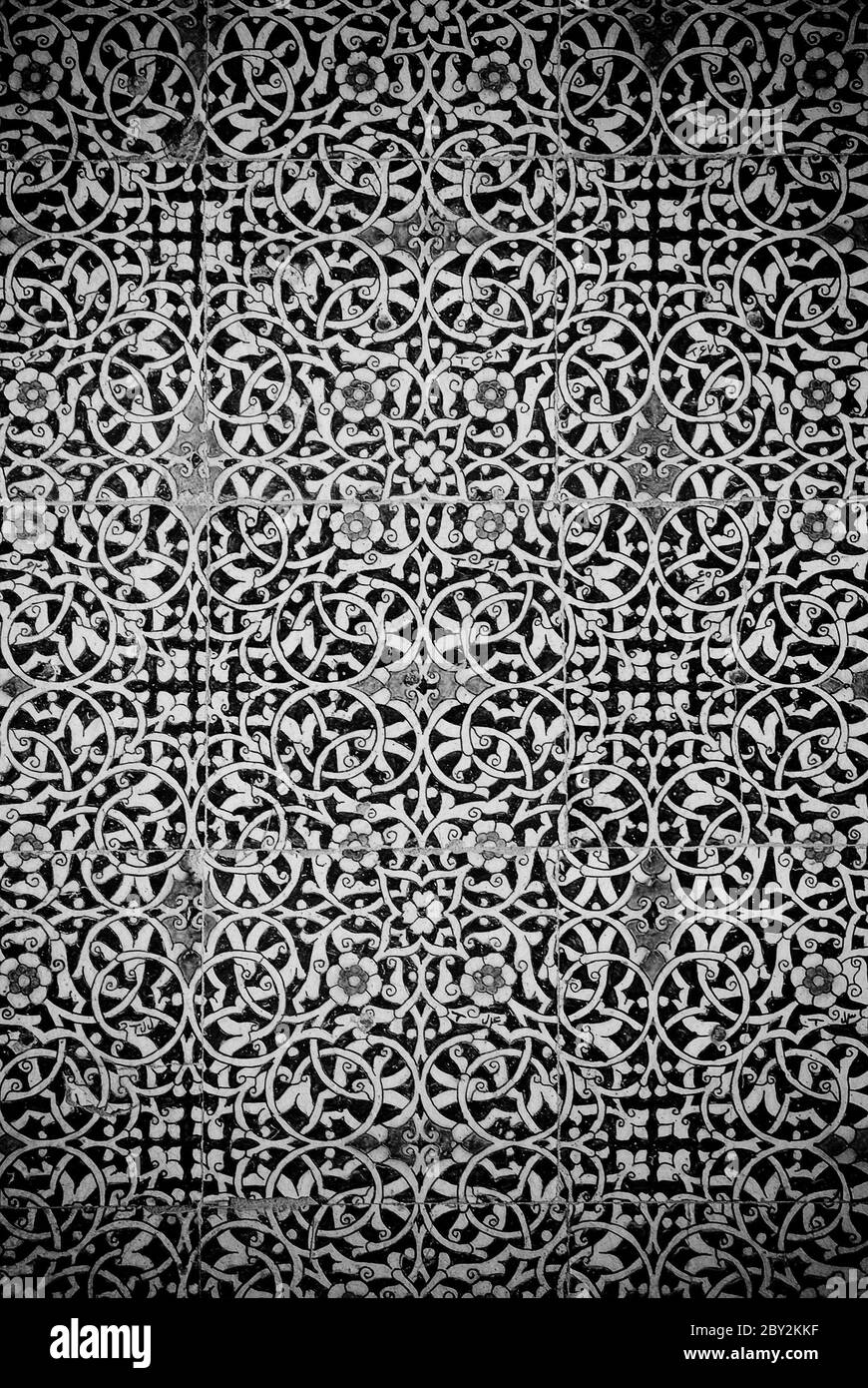 Blue colored background wall Black and White Stock Photos & Images - Alamy