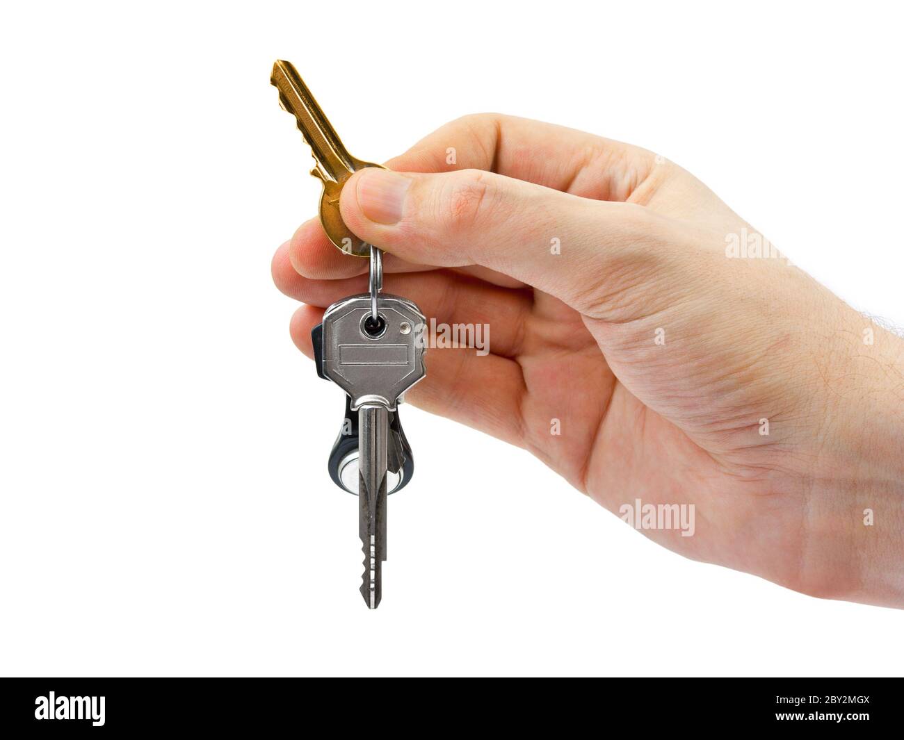 Hand and keys Stock Photo - Alamy