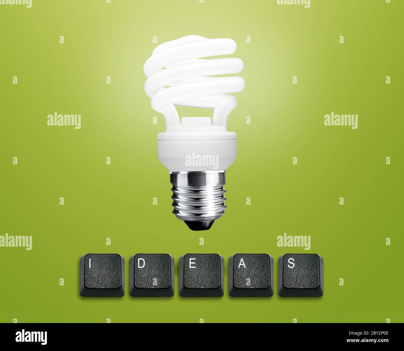 Light Bulb and keys Stock Photo - Alamy