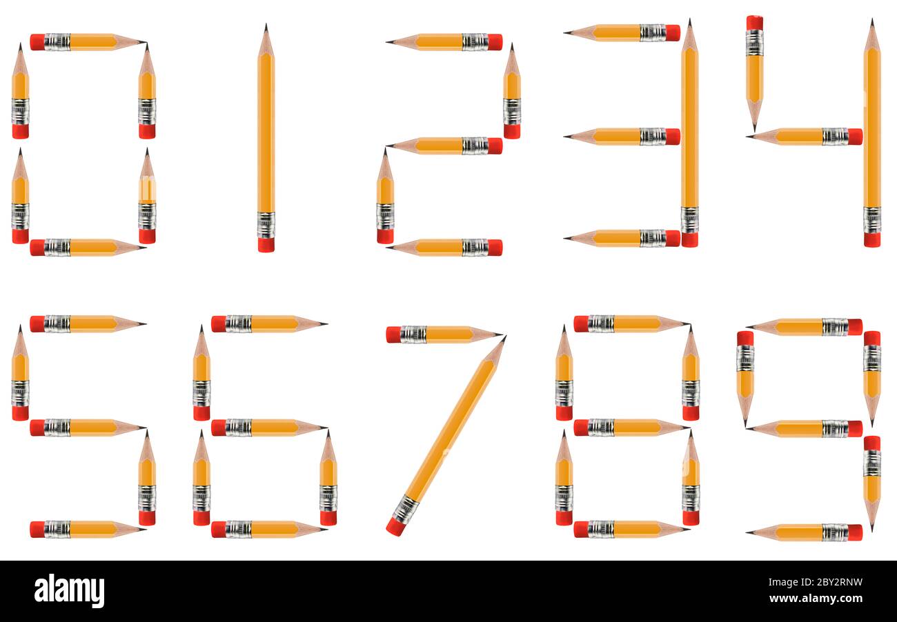 Group five pencils hi-res stock photography and images - Alamy