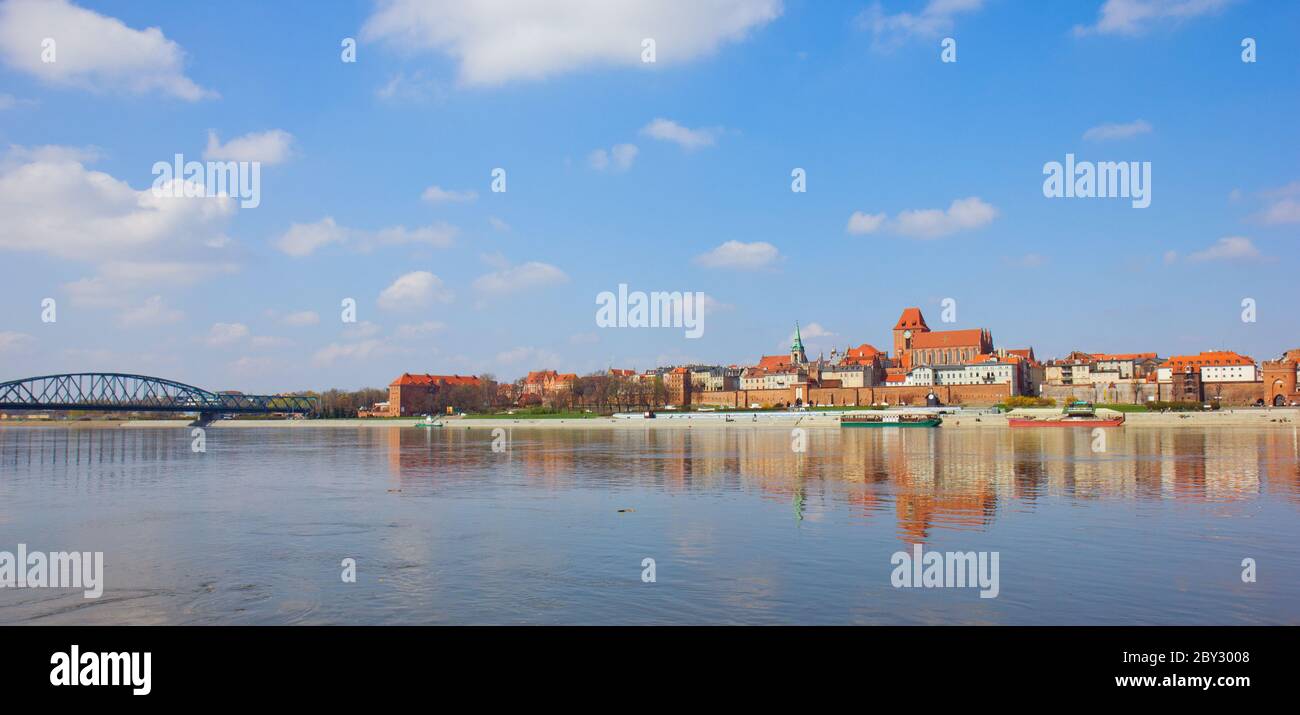 skyline of Torun, Poland Stock Photo - Alamy