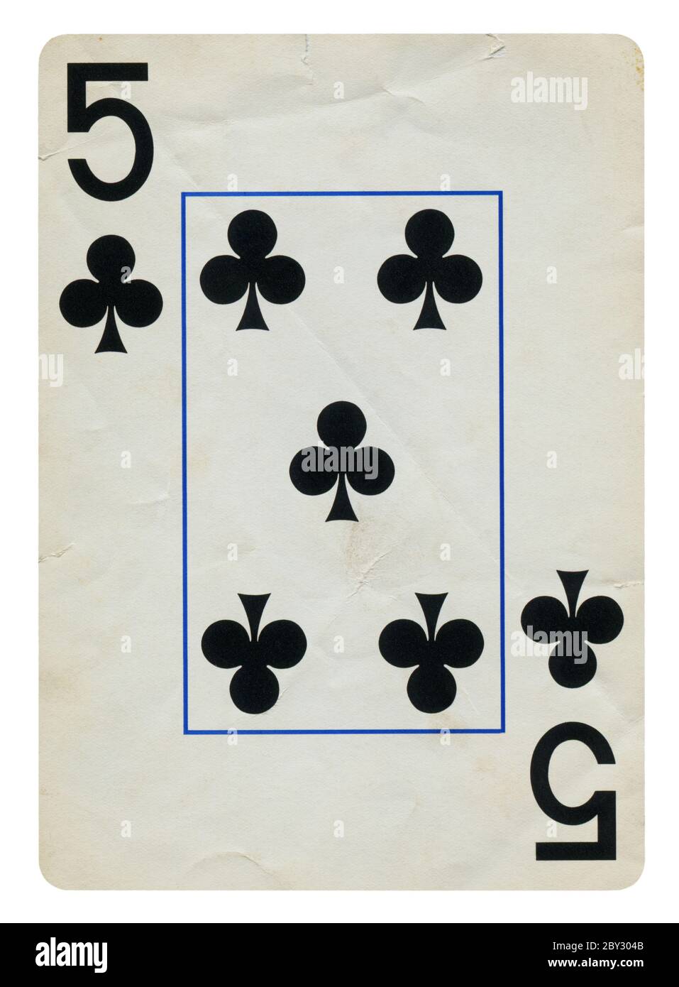 Five 5 of clubs hi-res stock photography and images - Alamy