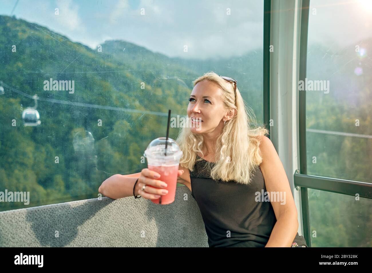 Female mountain cabin hi-res stock photography and images - Alamy